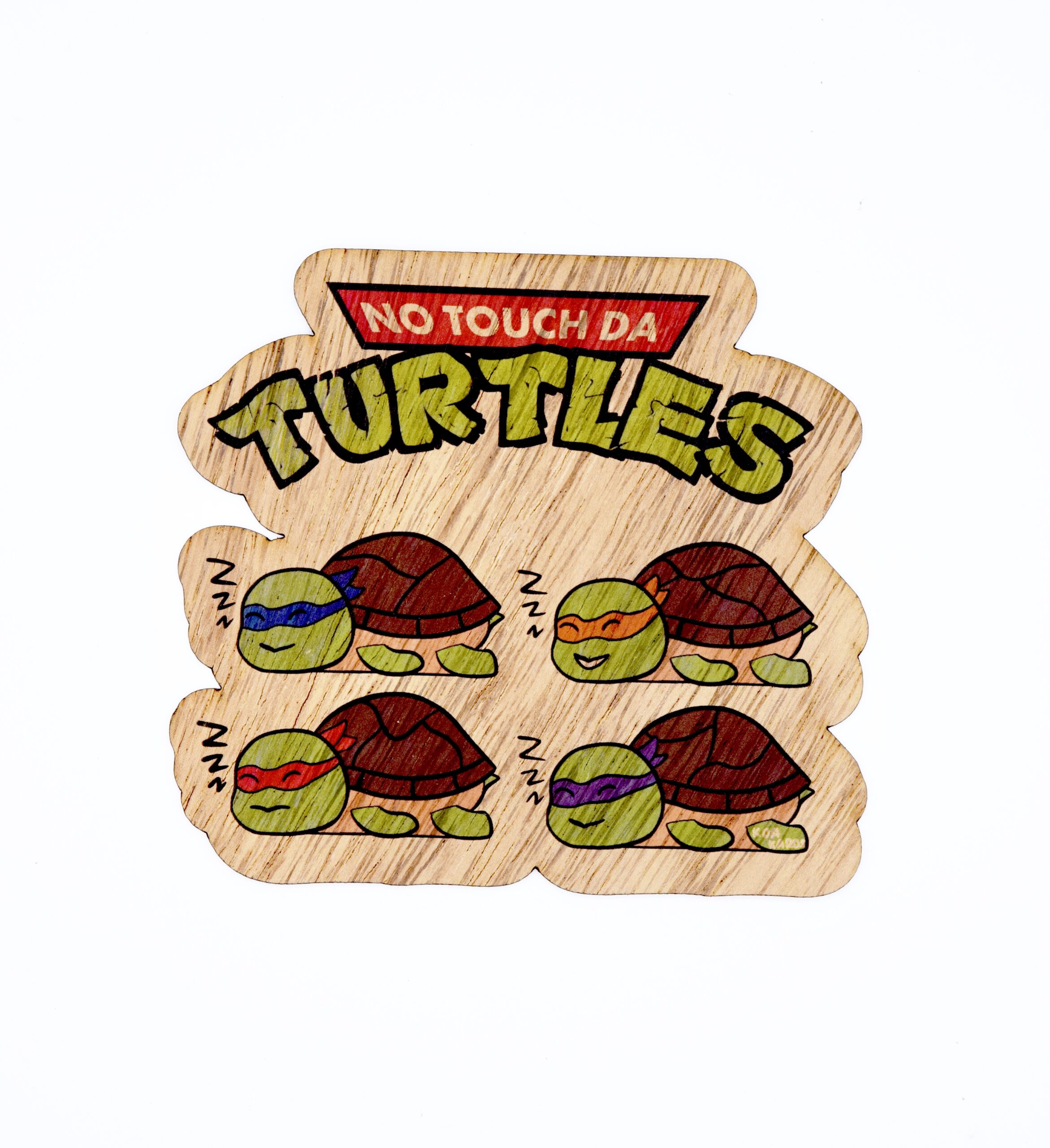 No Touch Da Turtles – Koa Kards